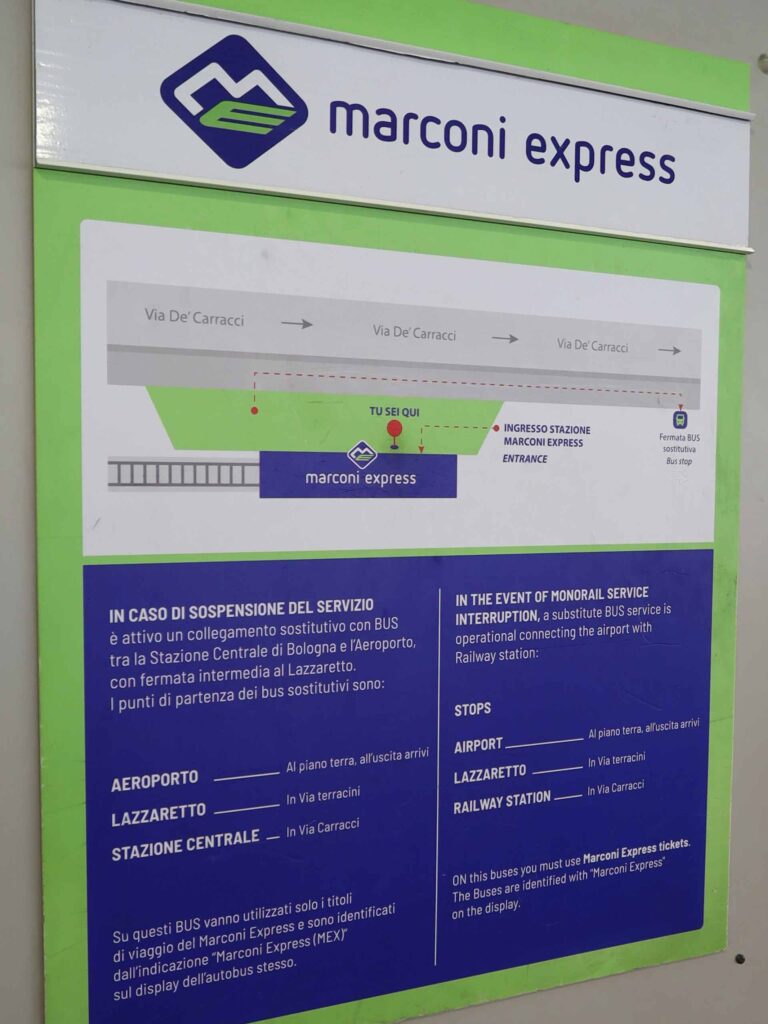 Marconi Express Bolonia. Bilety, cena, rozkład. Czy warto?